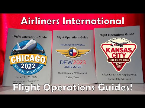Airliners International 2022, 2023, 2024 Flight Operations Guides!