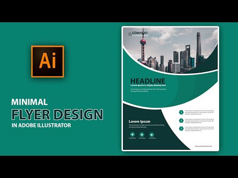 Flyer Design in Adobe Illustrator | Illustrator Tutorial | Graphic Square