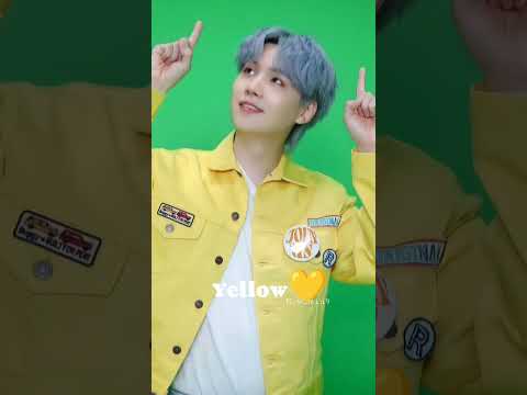 Him im Rainbow colors๐โค๏ธ๐งก๐๐๐๐ #bts #ot7 #suga