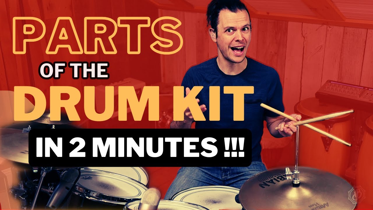 The Different Parts of a Drum Kit... In 2 Minutes !!!