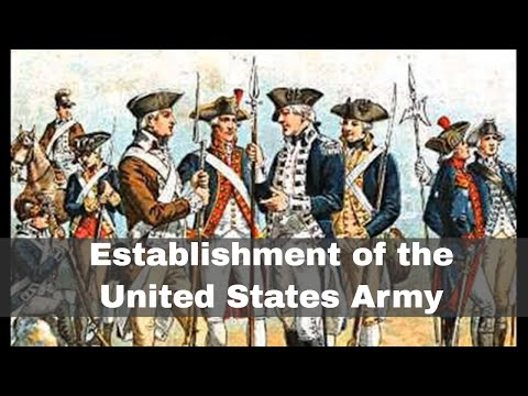 29th September 1789: Congress formally establishes the United States Army