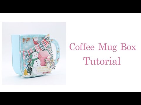 KSCRAFT Coffee Mug Box Tutorial (including shaker card tutorial 🥰)