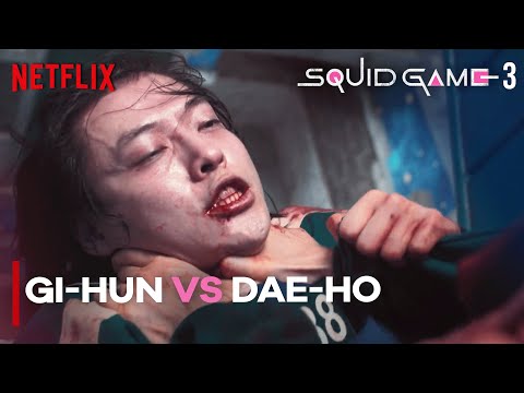 SQUID GAME 3 - Gi-hun VS Dae-ho | Netflix