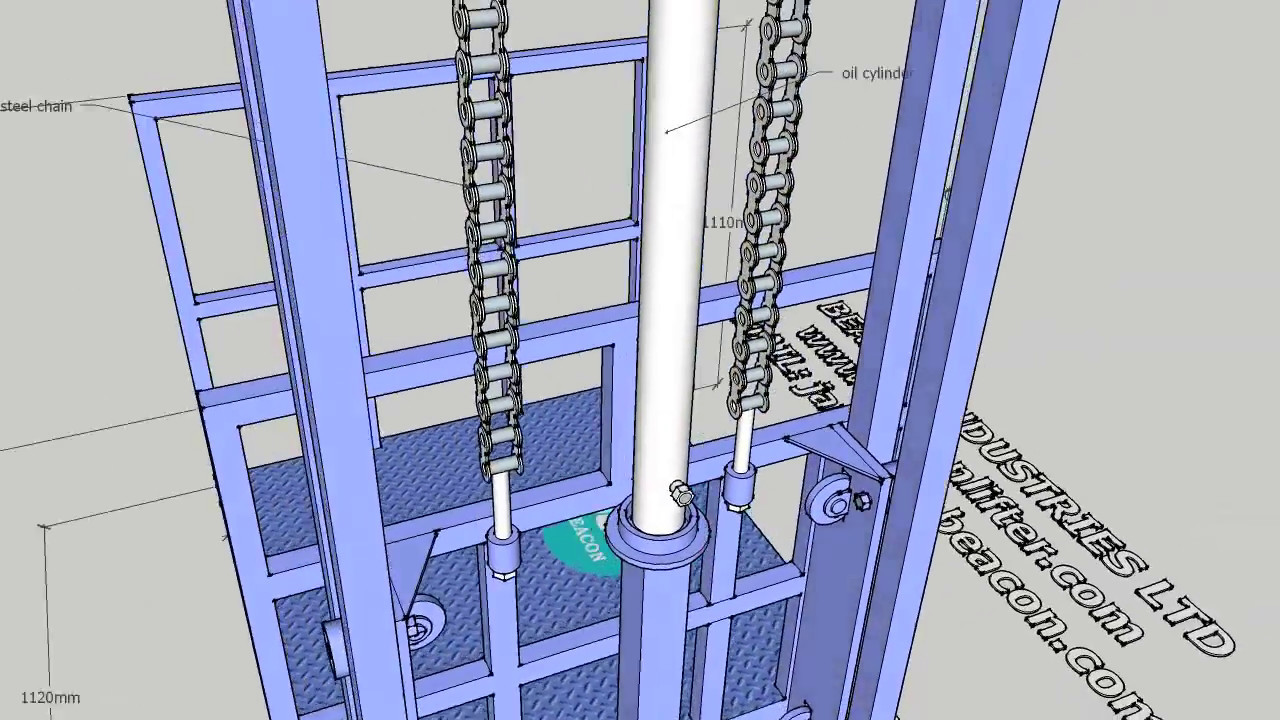 guide rail lift GL0.5-5