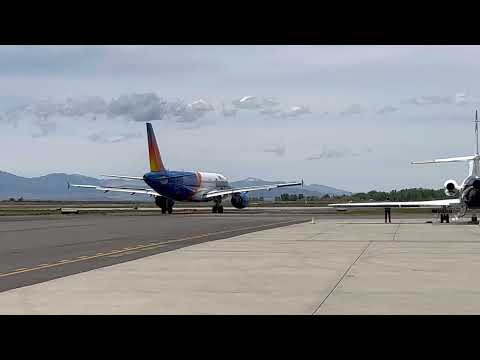 Allegiant Air Airbus A320 Takeoff Provo Utah (PVU/KPVU)