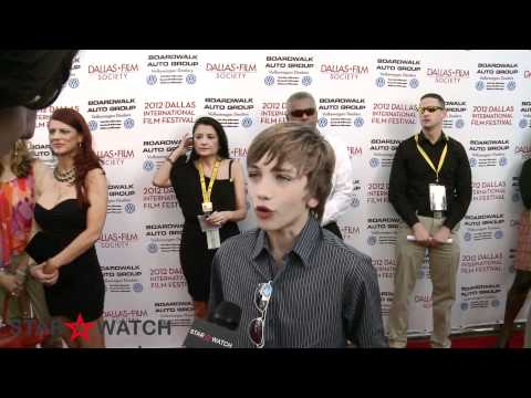 Gavin Casalegno red carpet interview at 2012 Dallas International Film Festival