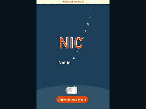 NIC Abbreviation stands for, NIC Abbreviation Full Form, What does NIC mean - Abbreviations World