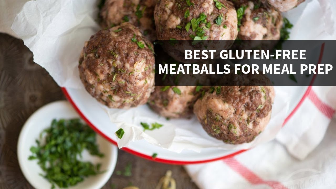 THE BEST GLUTEN-FREE MEATBALLS | make meal prep simple