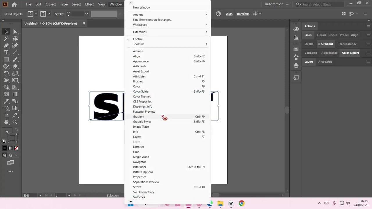 Learn How To Make Split Text Effect In Adobe Illustrator CS6 Easily