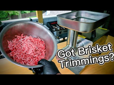What to do with your brisket trimmings...Just grind it!