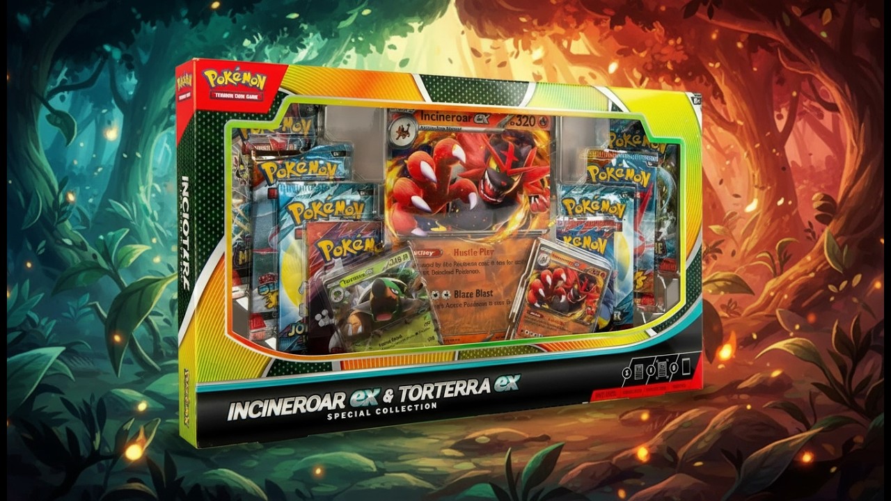 UNBOXING The NEW INCINEROAR & TORTERRA EX Special Collection Box