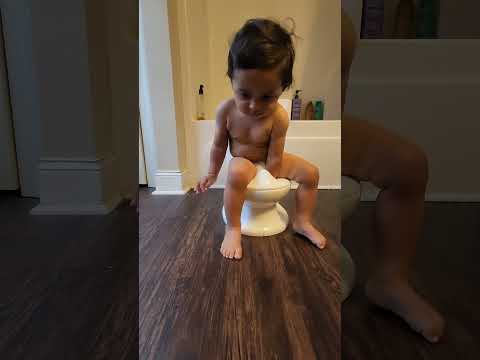 Gassy Baby | Potty Training 101 The Baby Toilet