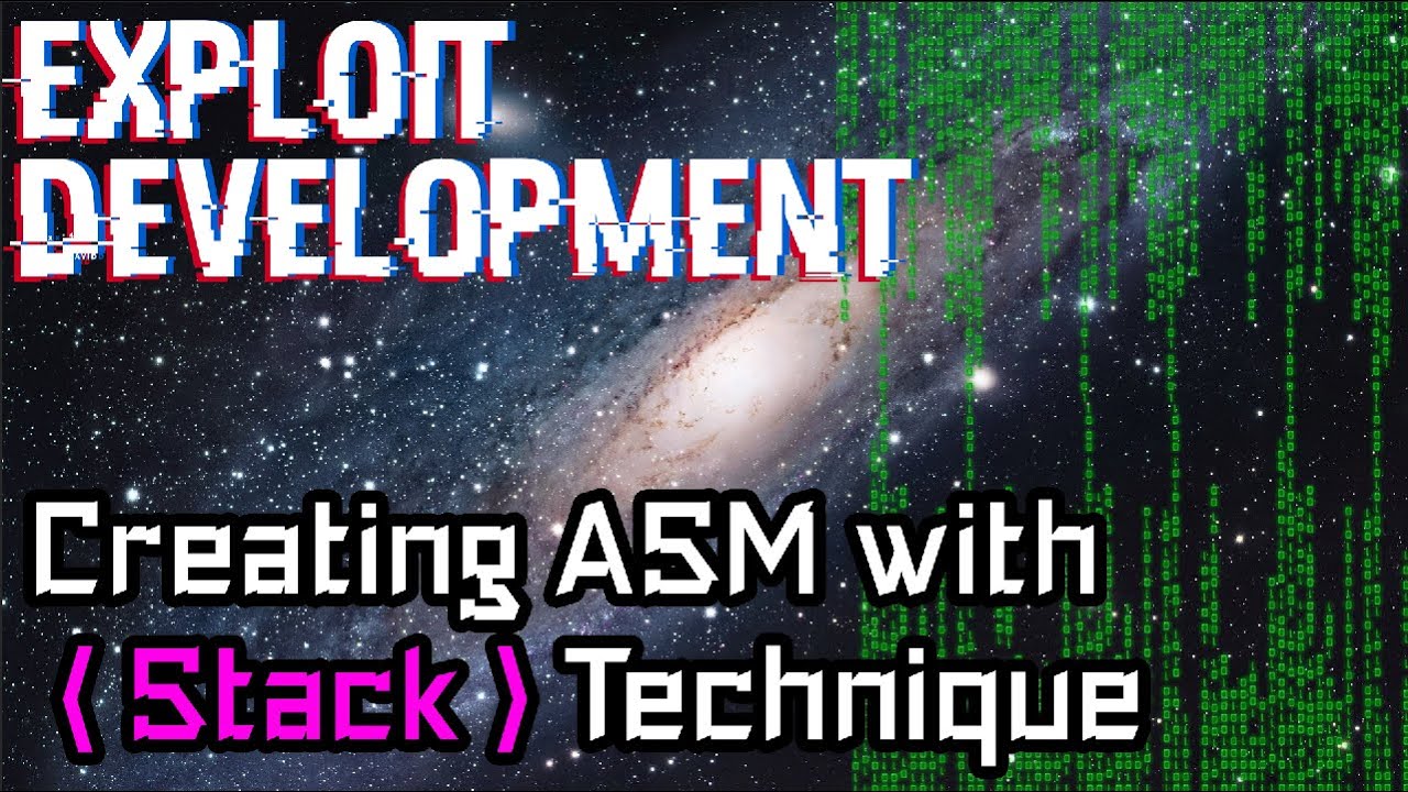 Creating ASM Shellcode with Stack Technique | Exploit Development | Shellcode