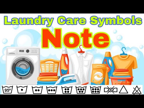Laundry Care Symbols