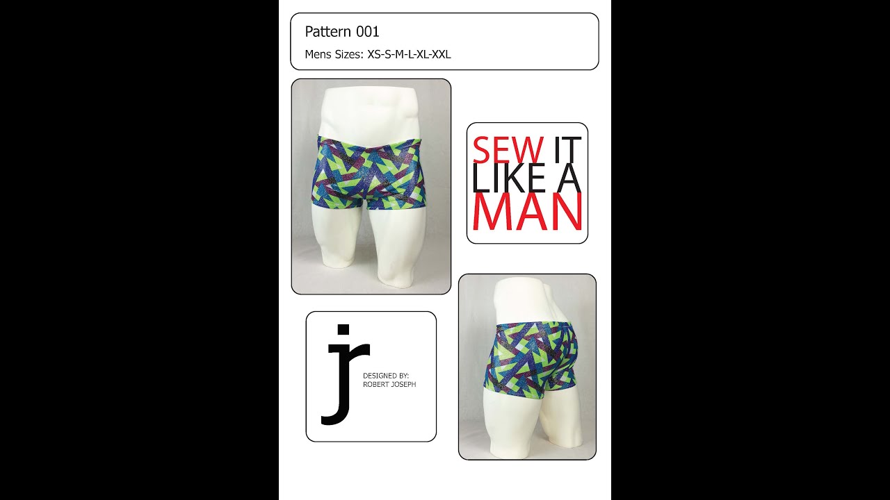 UPDATED! 001 SQUARECUT SWIM TRUNK SEWING TUTORIAL