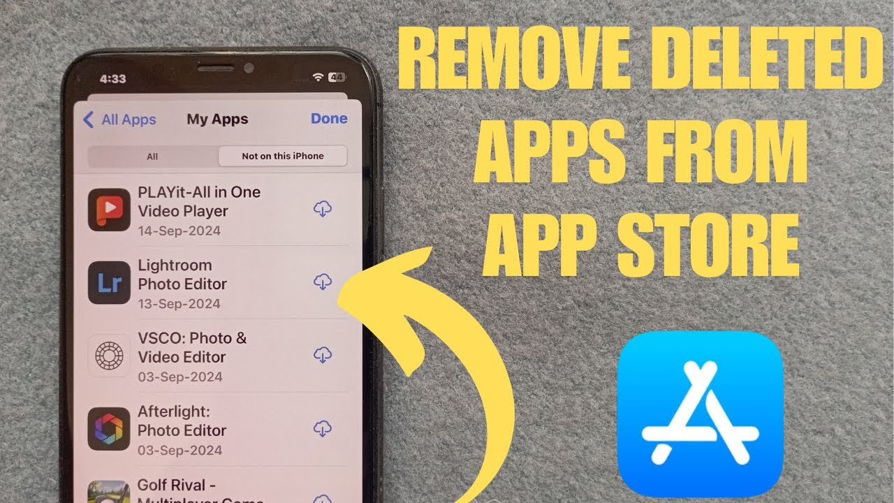 How to Delete Apps From App Store History