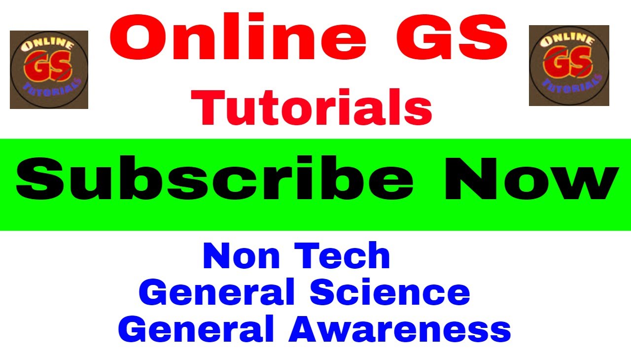 Introduction To Online GS Tutorials || Why To Subscribe Online GS Tutorials