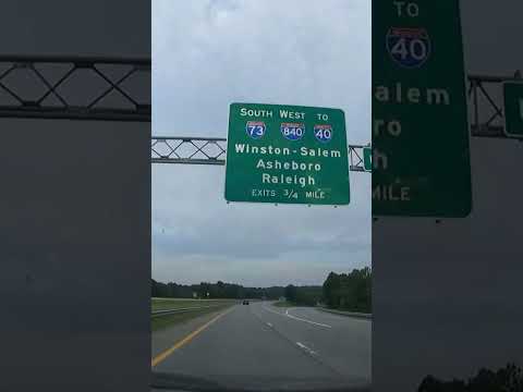From UNCG to PTI Airport in 60 Seconds Driving #shorts