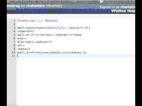 Numerical Model for Linear Drag | Classical Mechanics