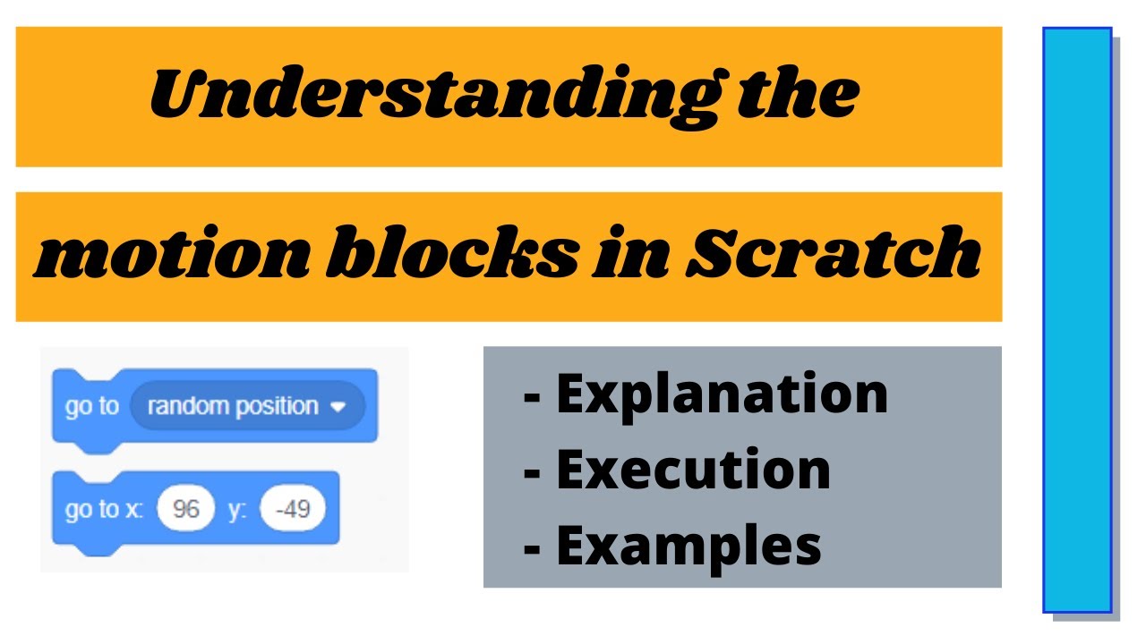 Motion Blocks in Scratch | Sprites in Scratch