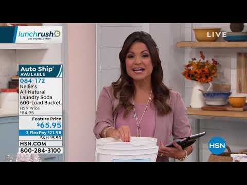Nellie's AllNatural Laundry Soda 600Load Bucket