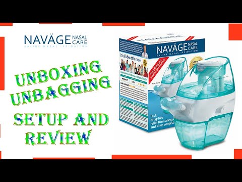 Navage Nasal Care - UnBox/Bag, Setup and Review