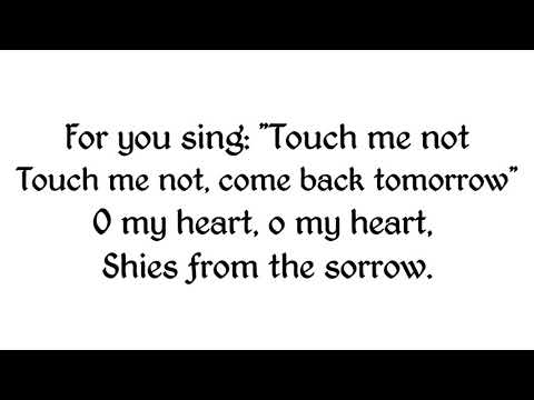 Tim Buckley "Song To The Siren" with lyrics on screen