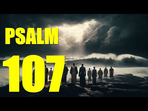 Psalm 107 Reading: Thanksgiving to the Lord for His Great Works of Deliverance (With words - KJV)
