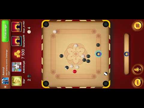 Carrom 4 players game | Carrom pool 2 vs 2 Player game play | carrom games 609