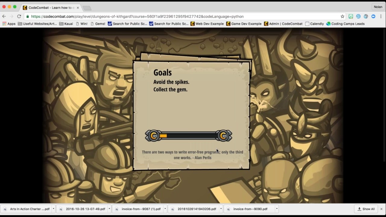 Introduction to CodeCombat