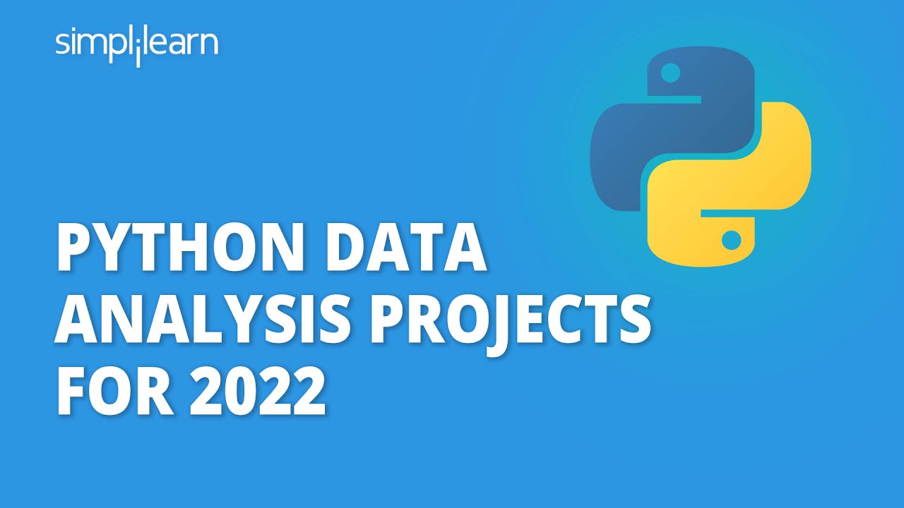 Python Data Analysis Projects for 2026 | Data Analysis With Python | Python Training | Simplilearn
