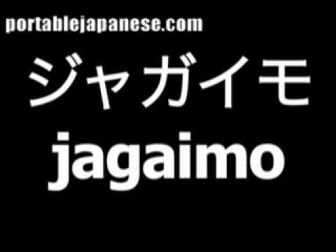 Japanese word for potato is jagaimo