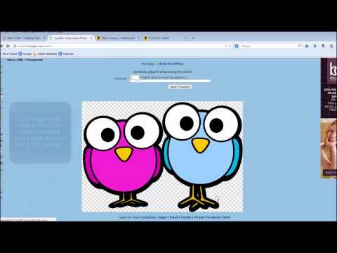 Using LunaPic to make Transparent Gifs