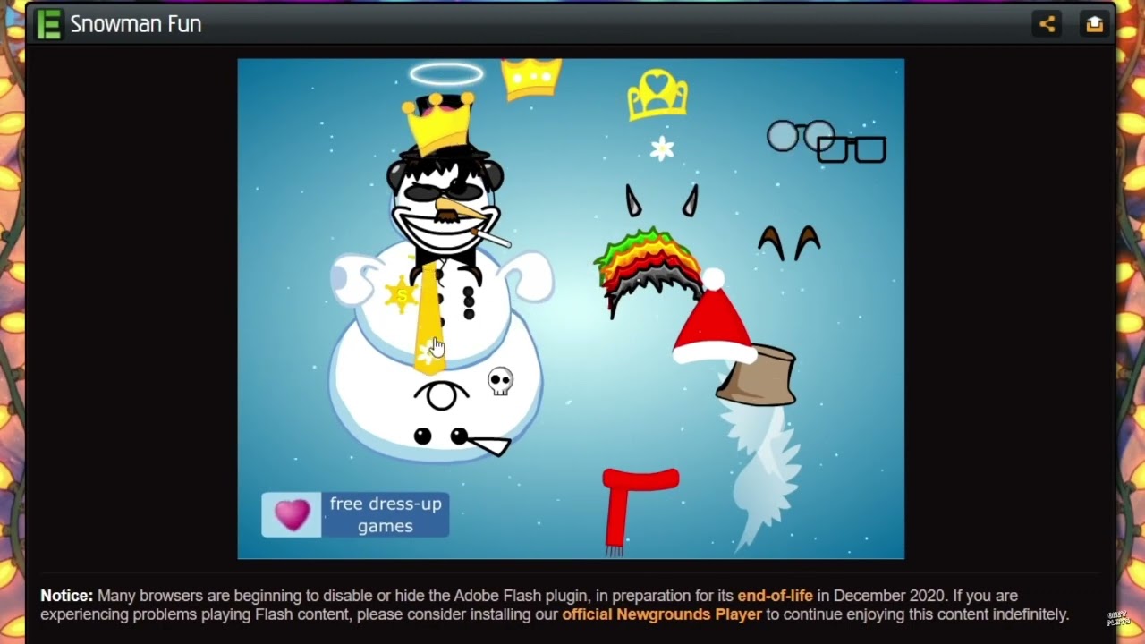 AND. (hitler snowman) | OneyPlaysClips - A very NEWGROUNDS Christmas Special - Oney Sleighs 2020