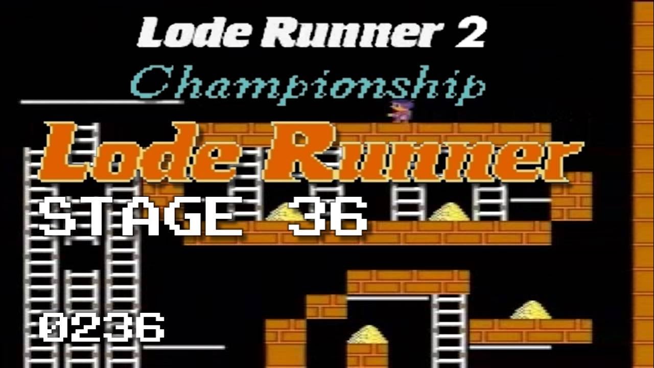 Lode Runner 2 - Stage 36 [0236]