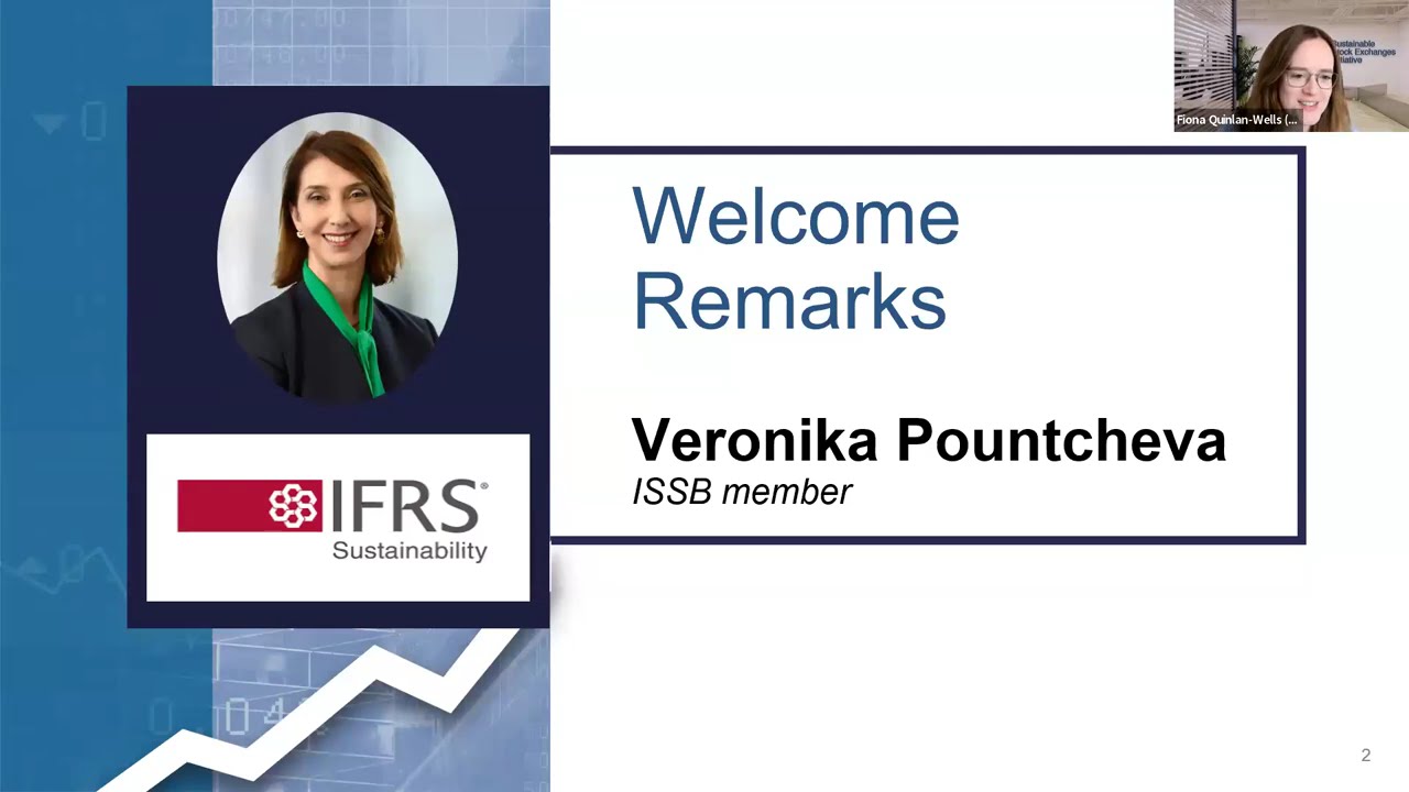 ISSB: Global Workshop on IFRS Sustainability Disclosure Standards S1 and S2