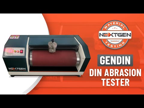 GenDIN - How to Use the NextGen DIN Abrasion Tester | NextGen Material Testing