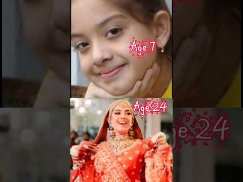 Arisha Razi Khan from Child till Marriage #shorts #youtubeshorts #trending #viral