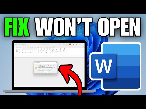 How To Fix Word Documents Not Opening in Windows 11