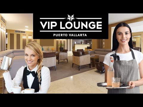 VIP Lounge in PVR | Puerto Vallarta Airport Mexico #airport | Huge Airport Lounge in Mexico [4K]