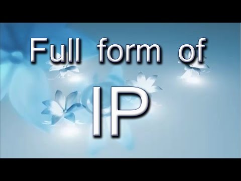 Full Form Of IP