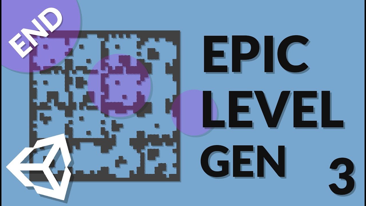 ROGUE LIKE RANDOM LEVEL GENERATION - INTERMEDIATE C#/UNITY TUTORIAL - #3 [END]