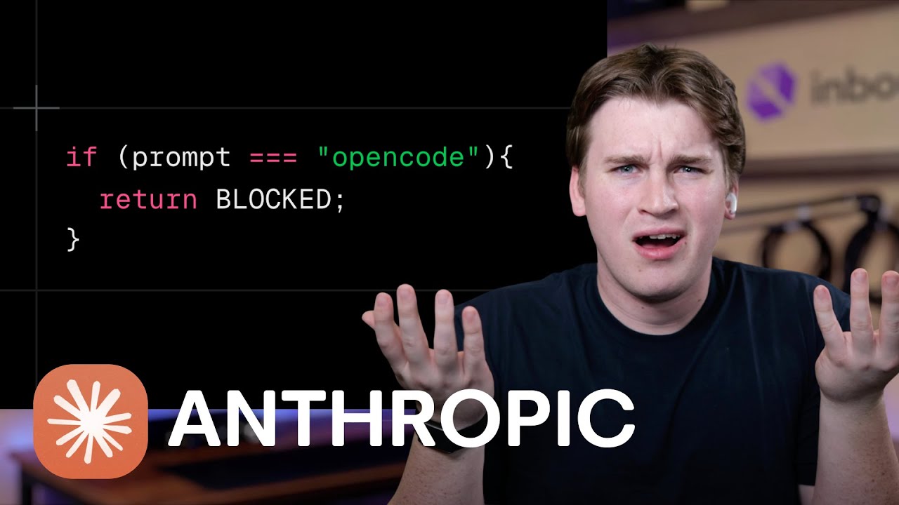 Anthropic just attacked OpenCode