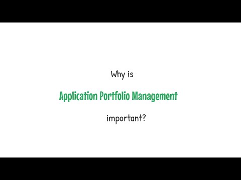 Application Portfolio Management