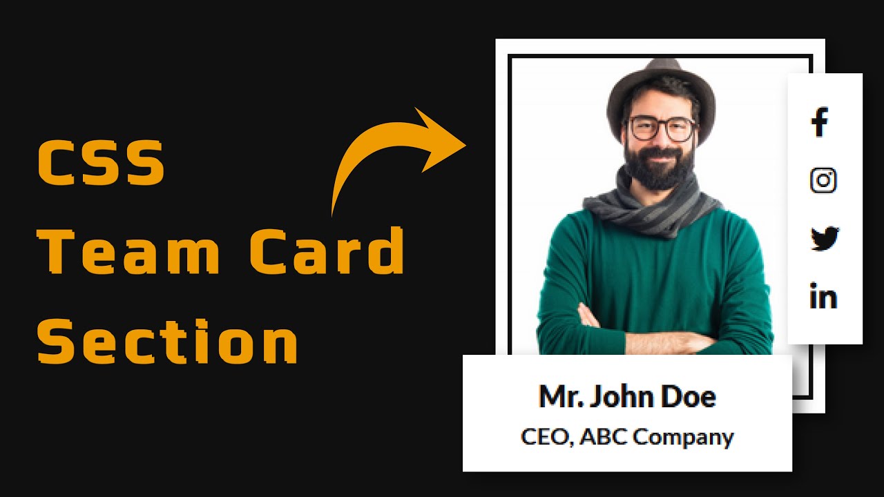 Creative Team Section using Flexbox | Responsive | Developer  Hub