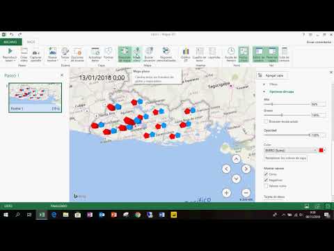 Power MAP Nivel Básico (Departamentos de El Salvador)
