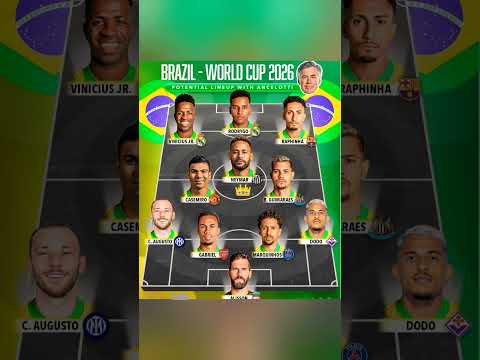 Brazil - World Cup 2026 🌍🔥 (Neymar 🥺🏆)