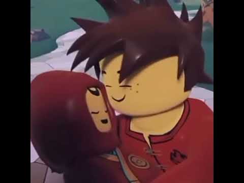 Lego Ninjago Kai and Nya. ❤️💦💙