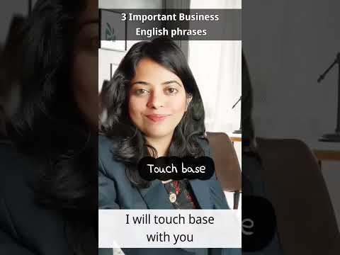 Touch base|Word of mouth|3 Important Business English phrases|Idioms|#shorts