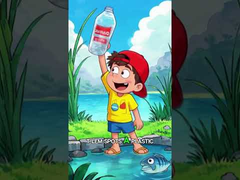Tí Lém's Funny Fish Rescue! 🐟😂 | 2D Cartoon for Kids #2danimation #cartoonshorts #funnycartoons
